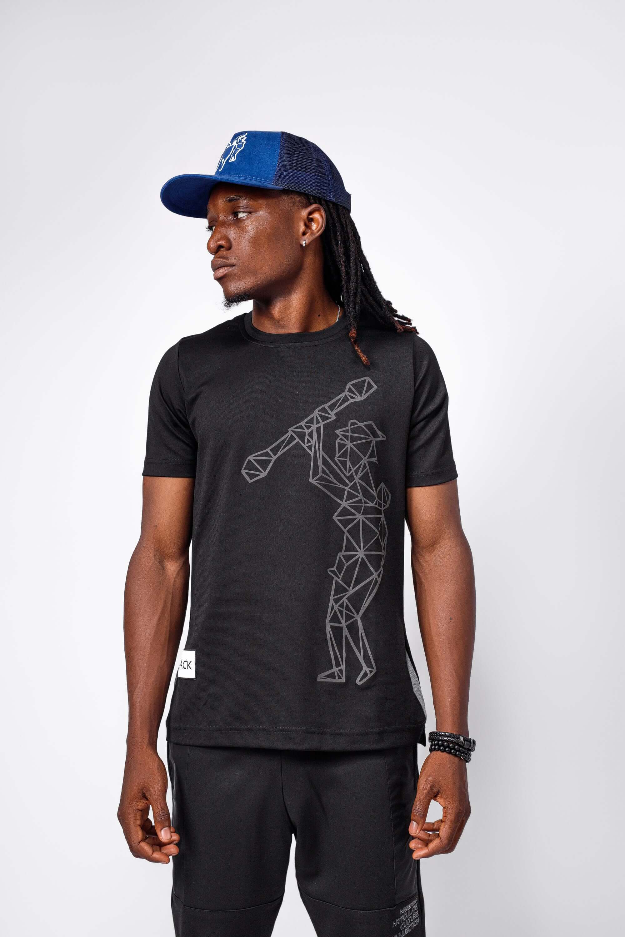 NACK Man Tee in Black | NACK Apparel